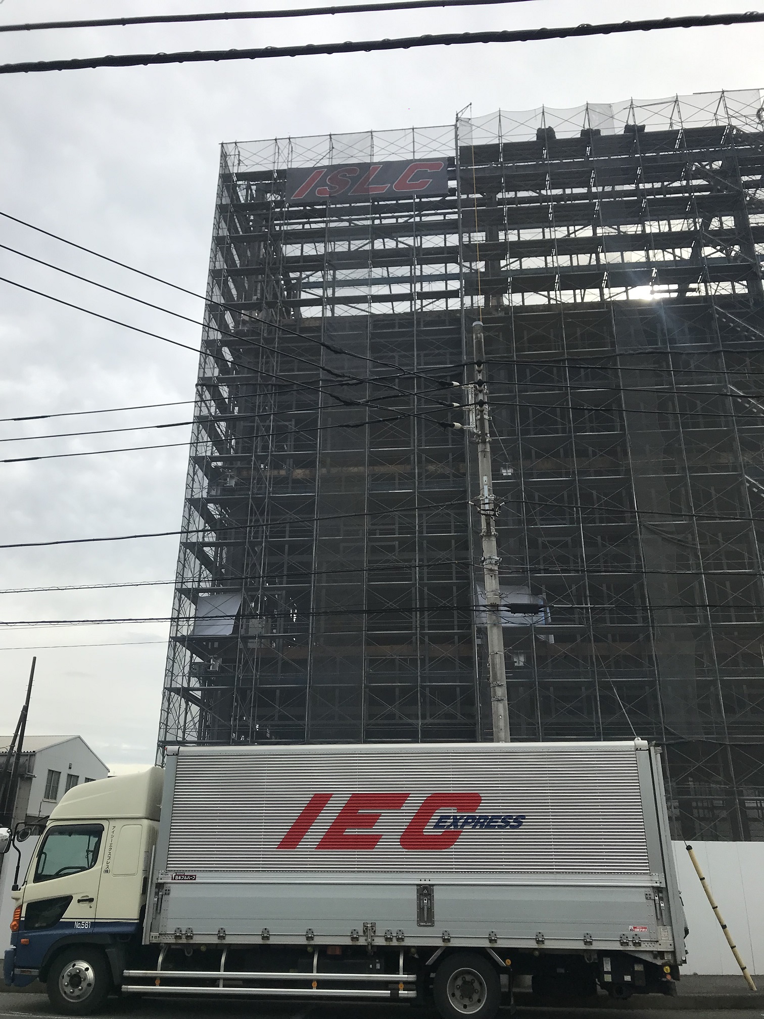 【ISLC】鉄骨組み立て状況 その3 │ ISLC 倉庫 物流倉庫 キッティング 羽田